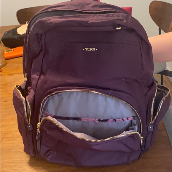 Tumi | Bags | Tumi Purple Computer Backpack | Poshmark
